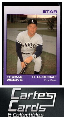 Thomas Weeks 1988 Star Ft. Lauderdale Yankees #24 New York Yankees | eBay