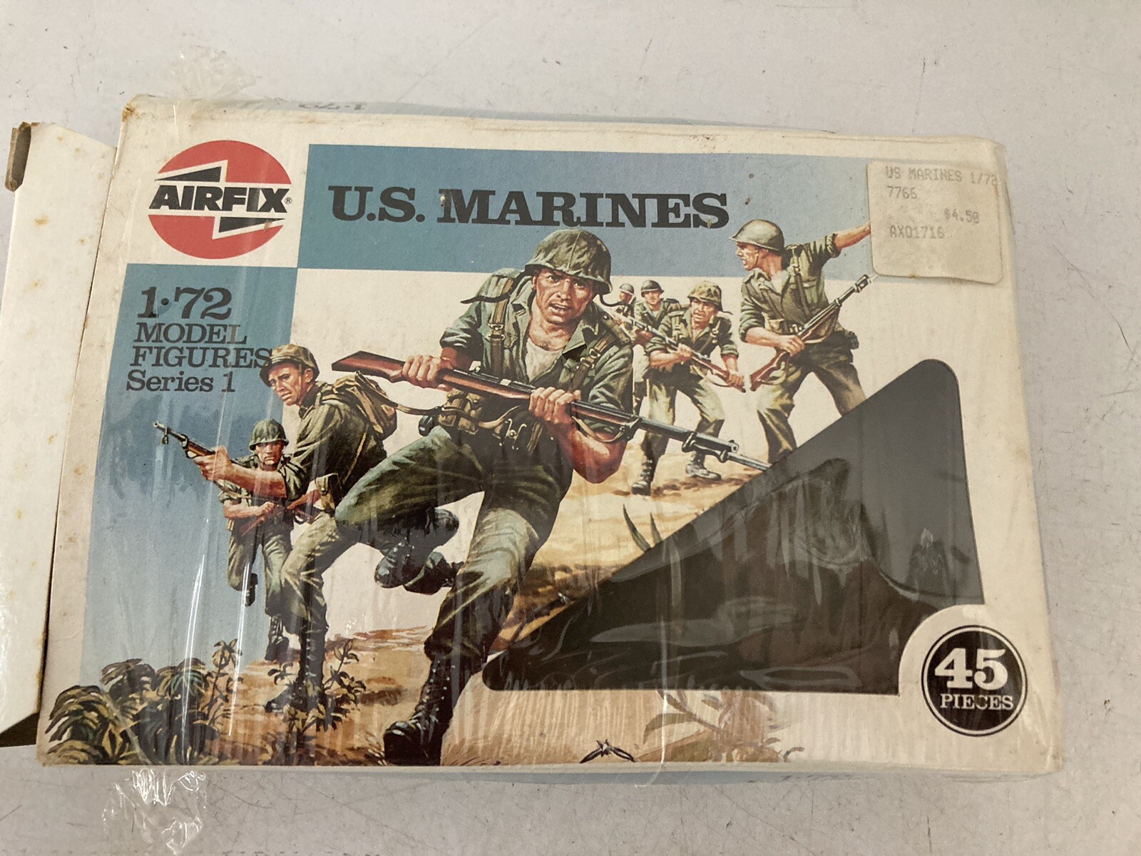 Airfix Military Figures US Marines 1:72 Scale Model Kit 45 Figures ...