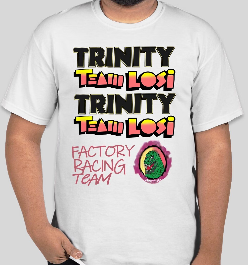 T Shirt TRINITY TEAM LOSI S M L XL Vintage RC FACTORY RACING TEAM ...