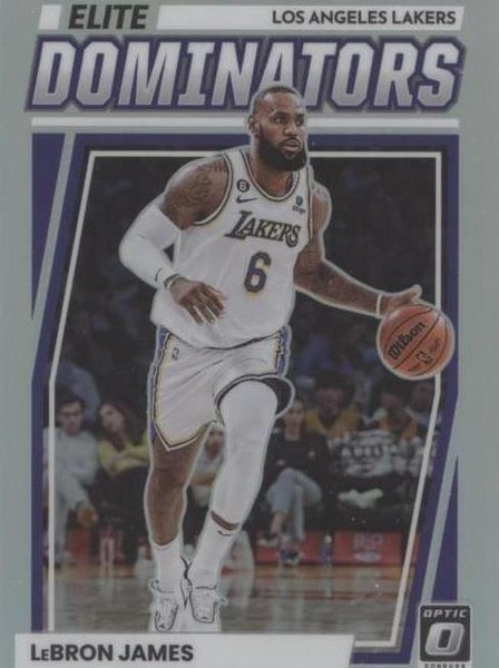 2022-23 Panini Donruss Optic - Elite Dominators Holo Prizm #22 LeBron ...