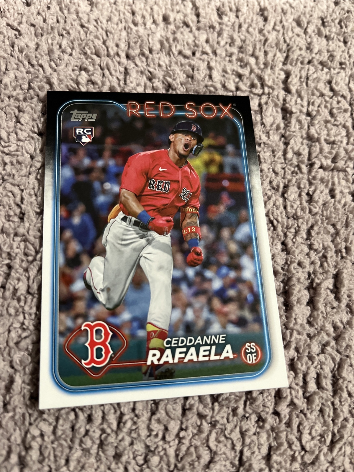 2024 Topps Series 1 Ceddanne Rafaela Rookie #313 Boston Red Sox ...