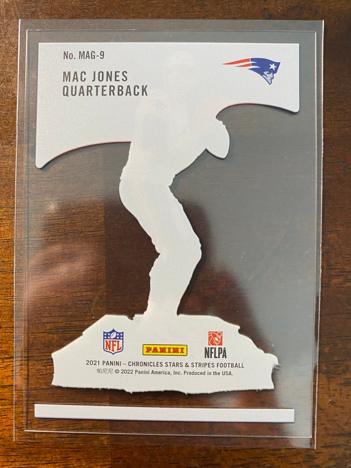 2021 NFL Chronicles Football Mac Jones Rookie Magnitude #MAG-9 Patriots ...