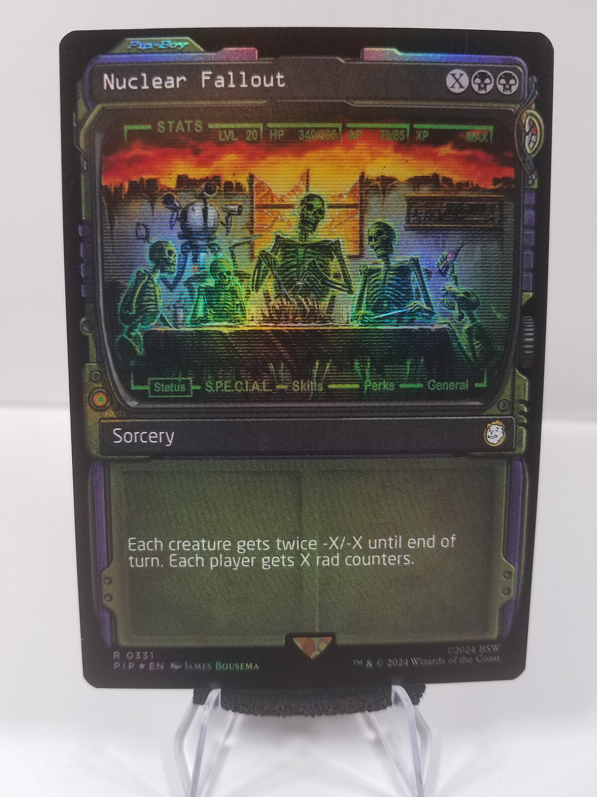 Nuclear Fallout Showcase Foil x1 #331 *From Pack To Sleeve* | eBay