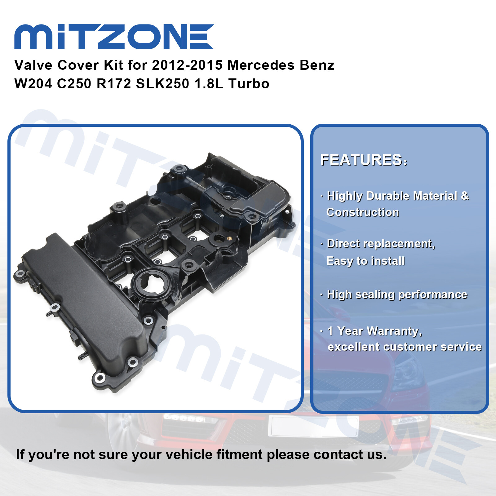 Engine Valve Cover Kit for 2012-2015 Mercedes Benz W204 C250 R172 ...