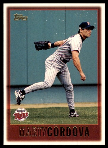 1997 Topps Baseball Card Marty Cordova Minnesota Twins #435 | eBay