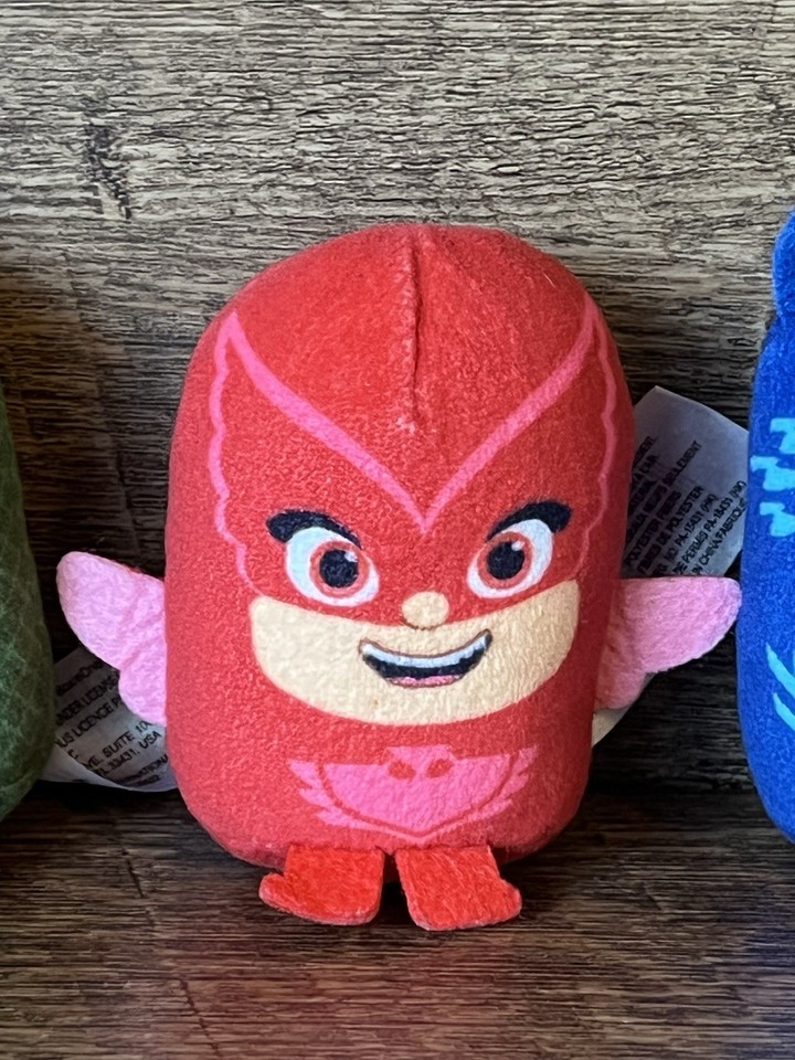 PJ Masks Plush Lot Podpals Catboy Owlette Gekko Mini Set Collectible ...