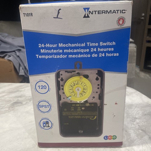 Intermatic T101R 120V SPST 24-Hr Mechanical Time Switch | eBay