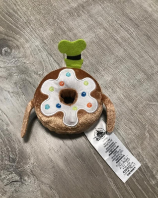 Disney Store Goofy 4" Donut Micro Plush Ornament | eBay