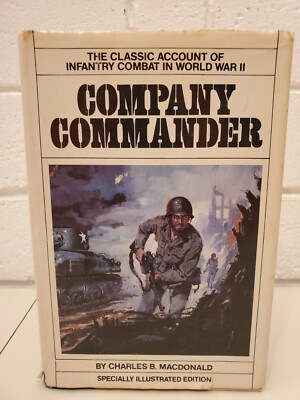 COMPANY COMMANDER Vintage 1978 Book CHARLES B MACDONALD HCDJ Club ...