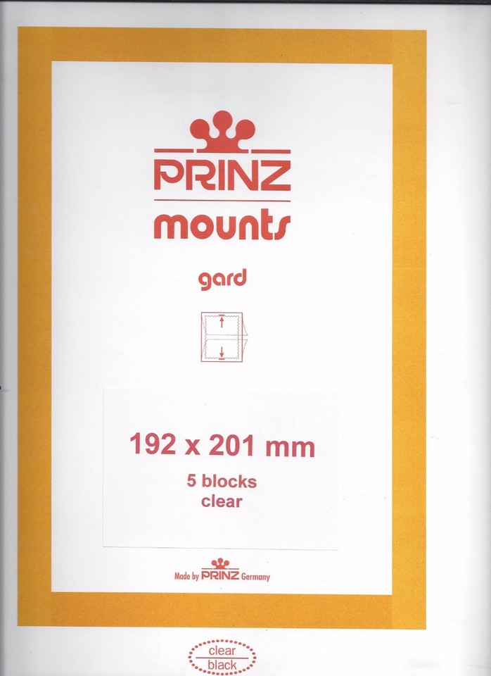 5 Prinz CLEAR Mounts 192 x 201 Legends/Kids/CW FREE U.S. Shipping w/$50 ...