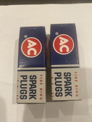 2 Ac Delco Spark Plug Fire Ring 45F NOS | eBay