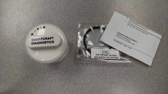 8M0046339 Mercury SMARTCRAFT 10 Pin Diagnostic Port Mount Assembly for ...