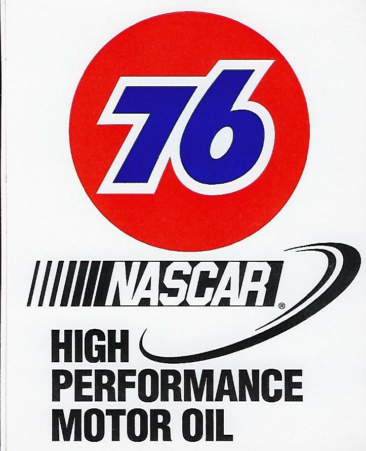 Union 76 NASCAR High Performance Motor Oil Decal-One Week Only | eBay