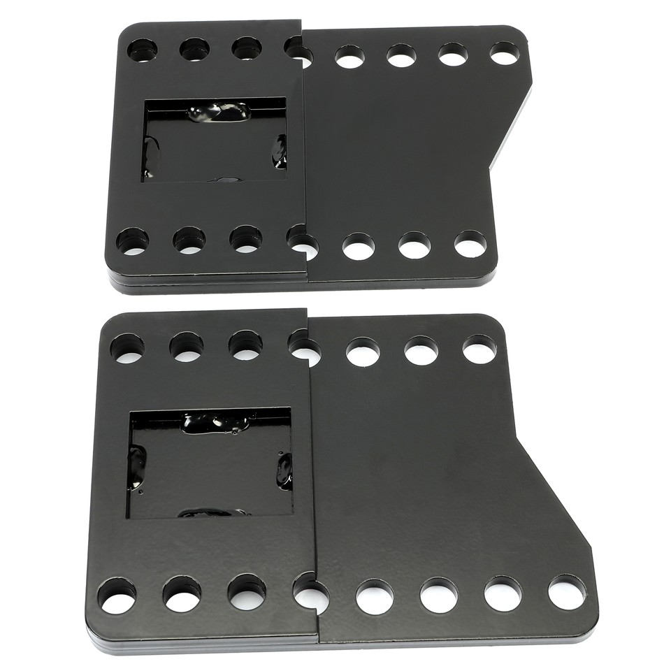 Universal Black Snowplow Mount Drop Bracket Lift Level Kit Powder ...