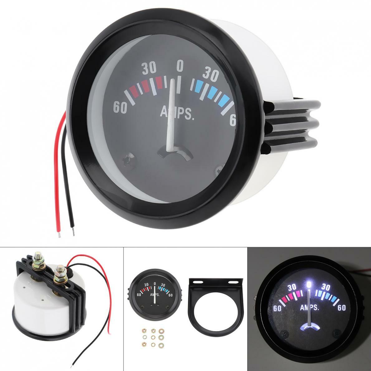Auto Meter Volt Amp Gauges DC 12V Ammeter Guage,2 Inch 52mm Car