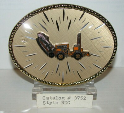 Case Trencher Tractor Western Style Dress Belt Buckle 760 360 DH4 DH7 ...