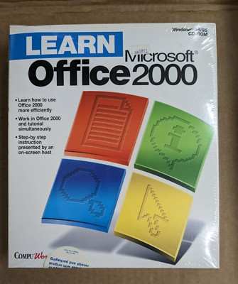 LEARN Microsoft Office 2000 CD ROM SEALED BRAND NEW | eBay