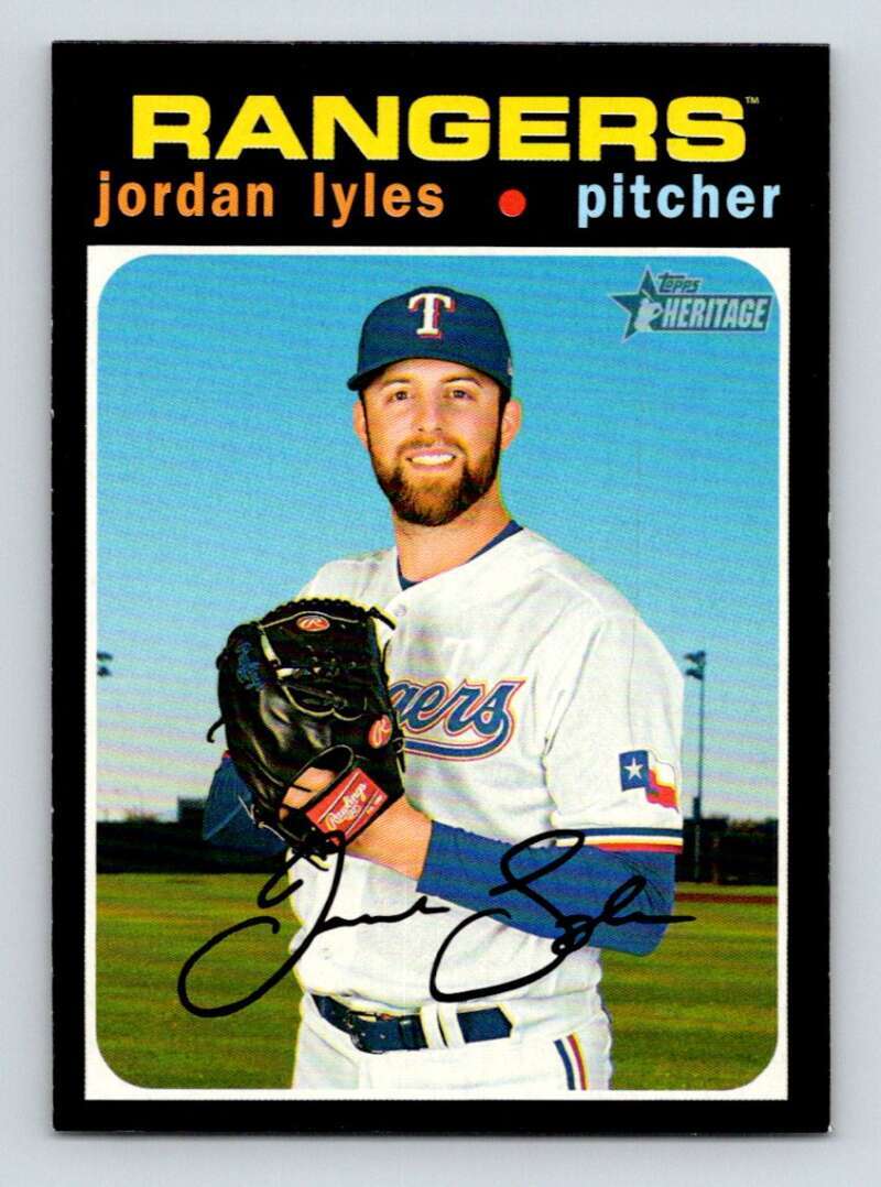 2020 Topps Heritage High Number #718 Jordan Lyles (SP/Short Print ...