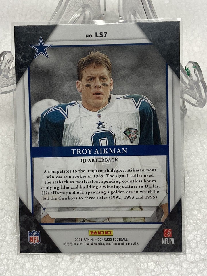 Troy Aikman 2021 Panini Donruss Legends Series #LS7 Dallas Cowboys | eBay
