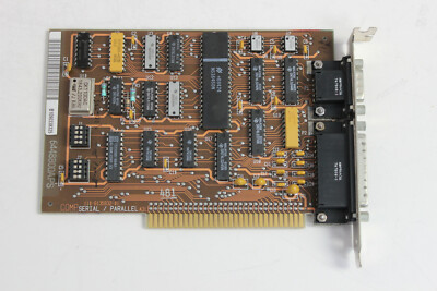 IBM 8286147 6448800 PARALLEL/SERIAL 8 BIT ISA ADAPTER BOARD WITH ...
