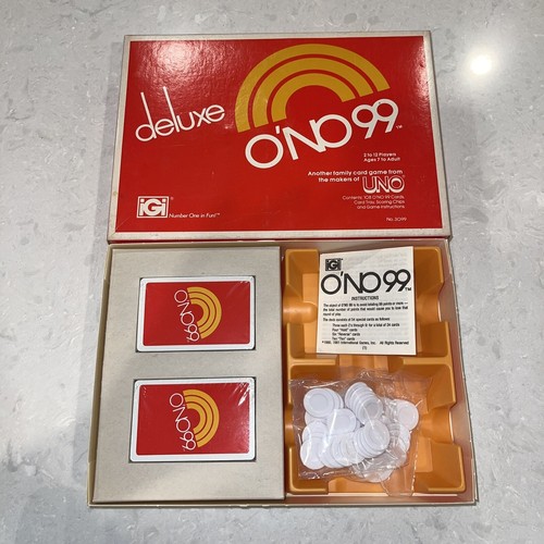 VINTAGE DELUXE O'NO 99 CARD GAME from UNO FAMILY CARDS 3099 BRAND NEW ...