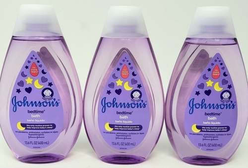 3 Bottles JOHNSONS BEDTIME BATH WASH 13.6OZ EACH NEW SEALED | eBay