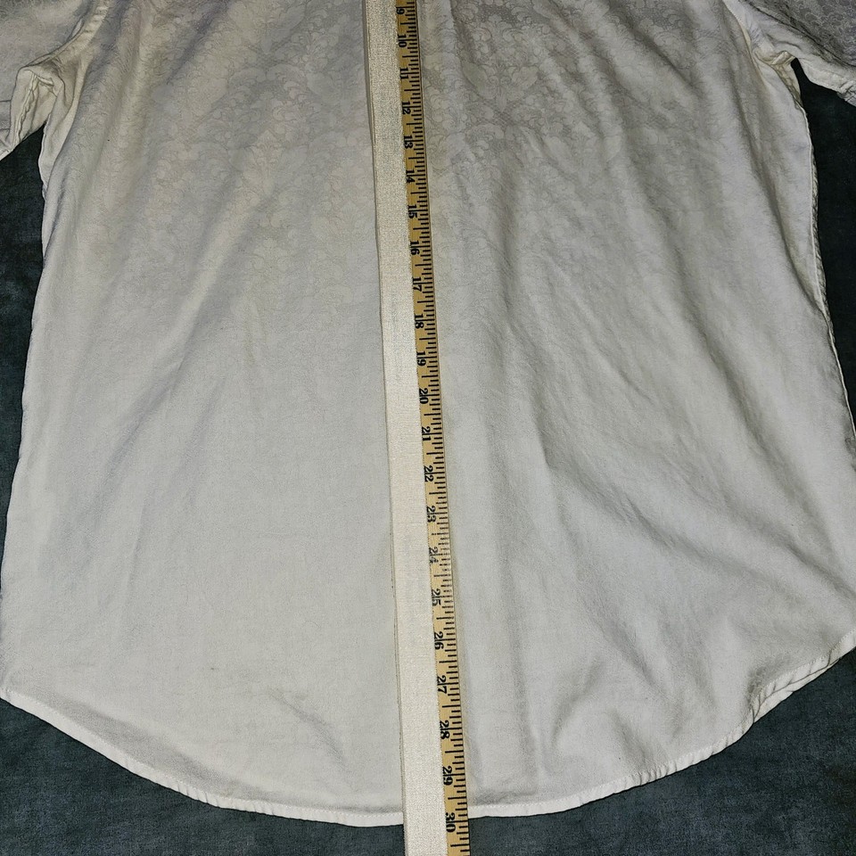 Robert Graham Bayview Med Short Sleeve Button Down Lace Pattern ...