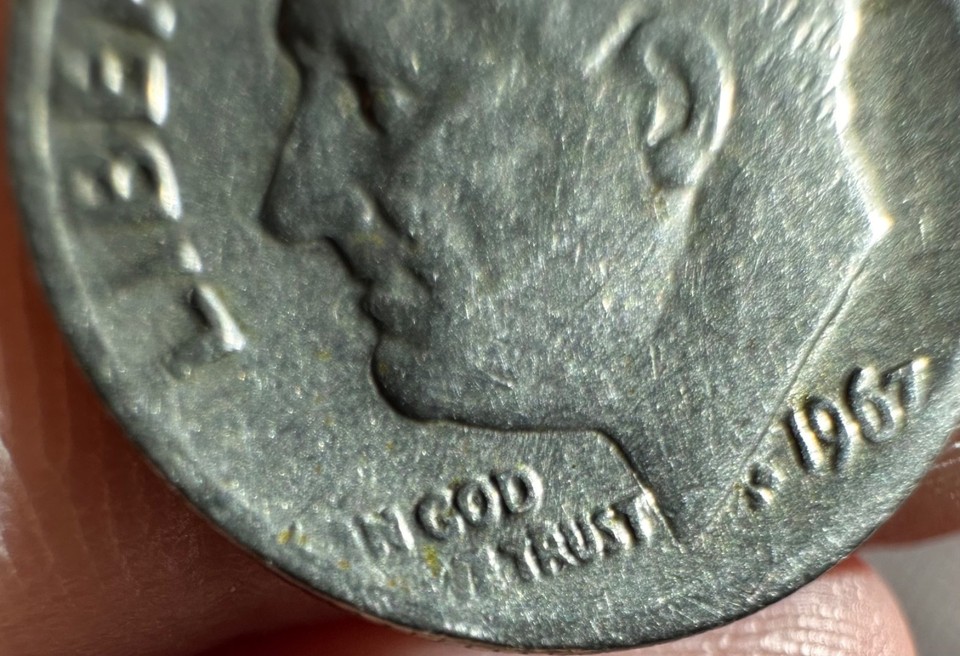 Vintage Rare 1967 Roosevelt Dime No Mint Mark - errors - see photos | eBay