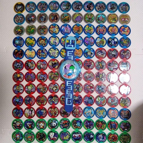 Bandai Yo-Kai Watch Huge Lot Set Medal Yokai Watch Rare Collector Toy ...