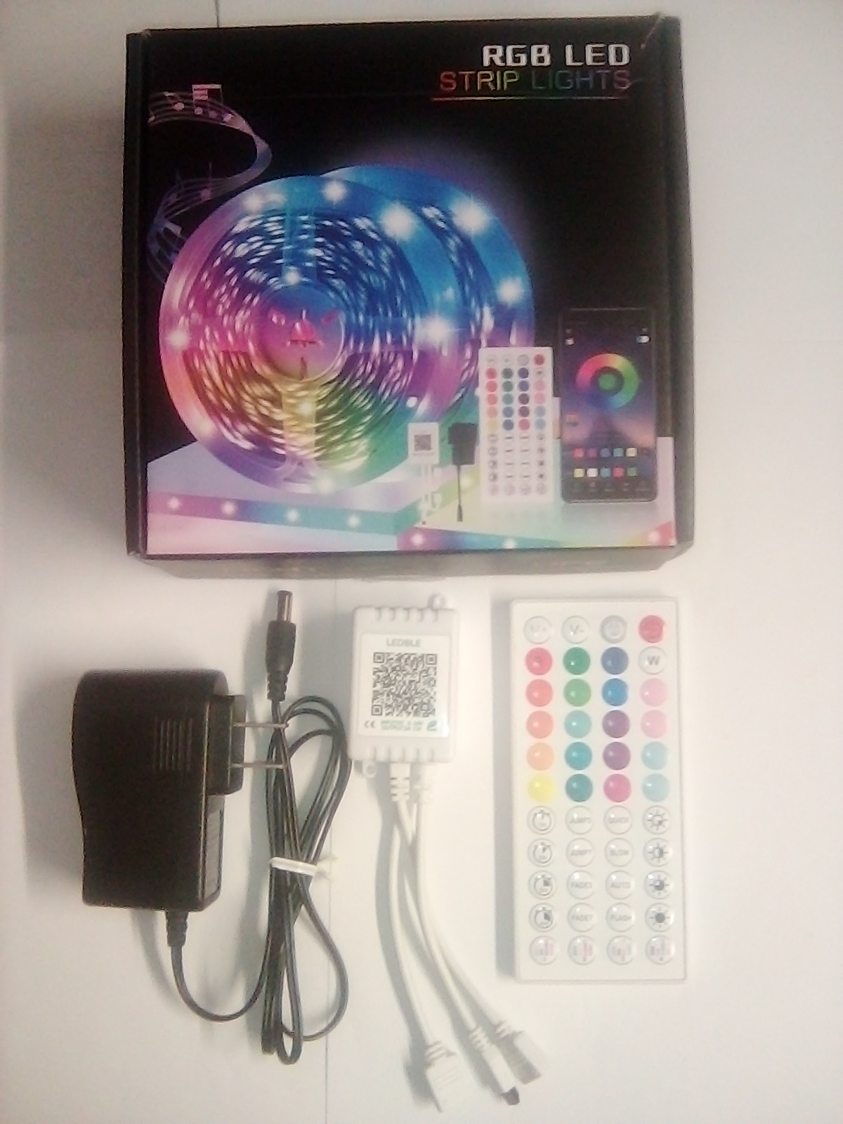 rgb led strip lights power supply and remote control | eBay