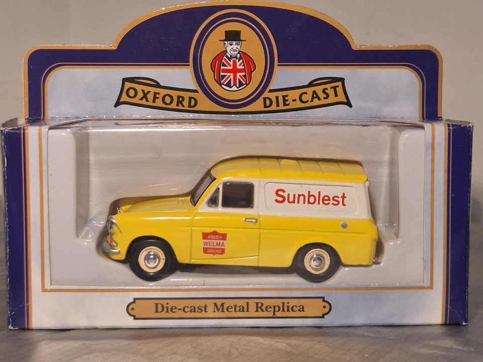 OXFORD DIECAST 1:43 FORD ANGLIA VAN - SUNBLEST BREAD ANG016 (LIMITED ...