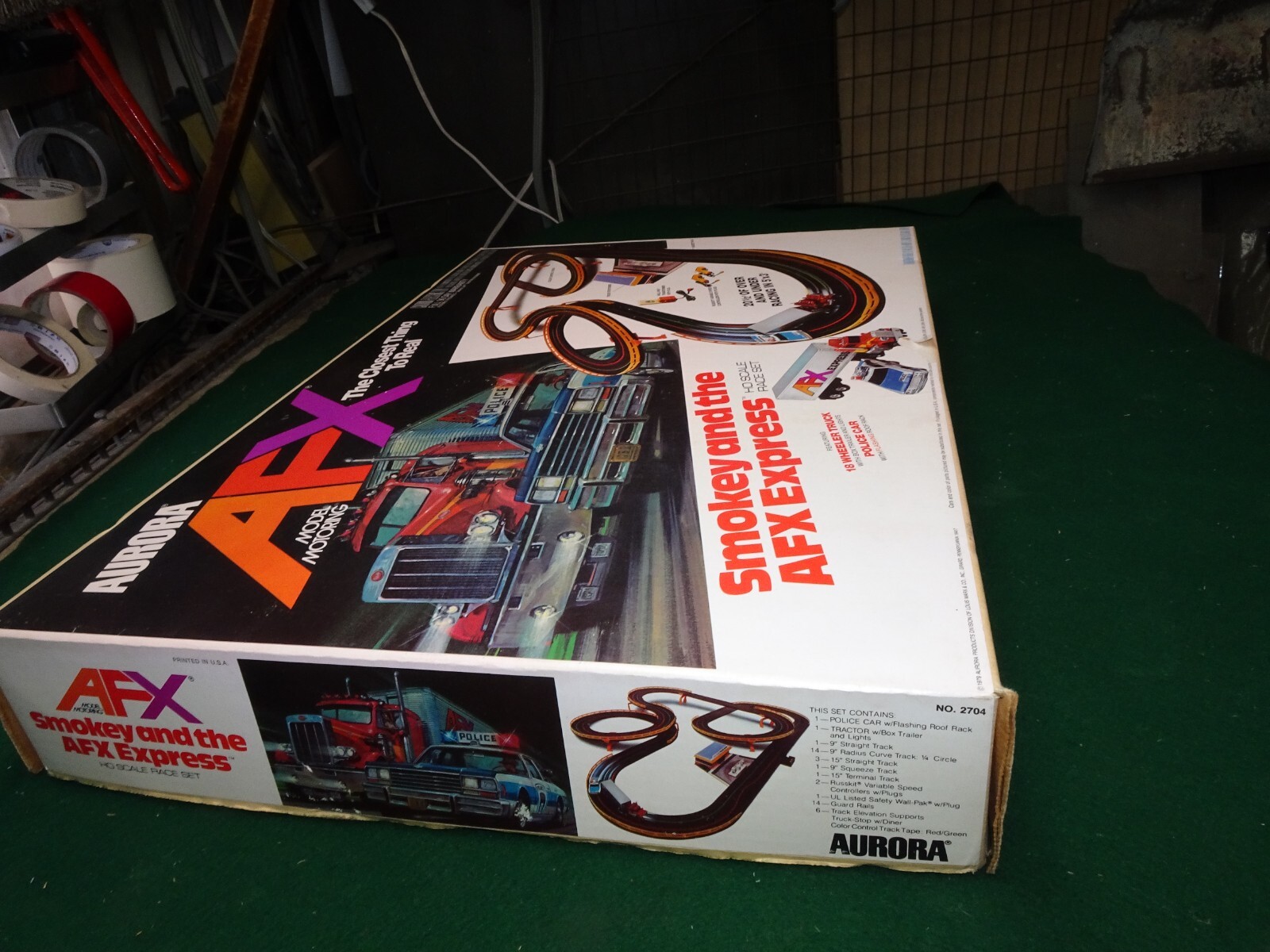 Vintage AFX Smokey and the AFX Express Slot Car Set Crazy Clean | eBay