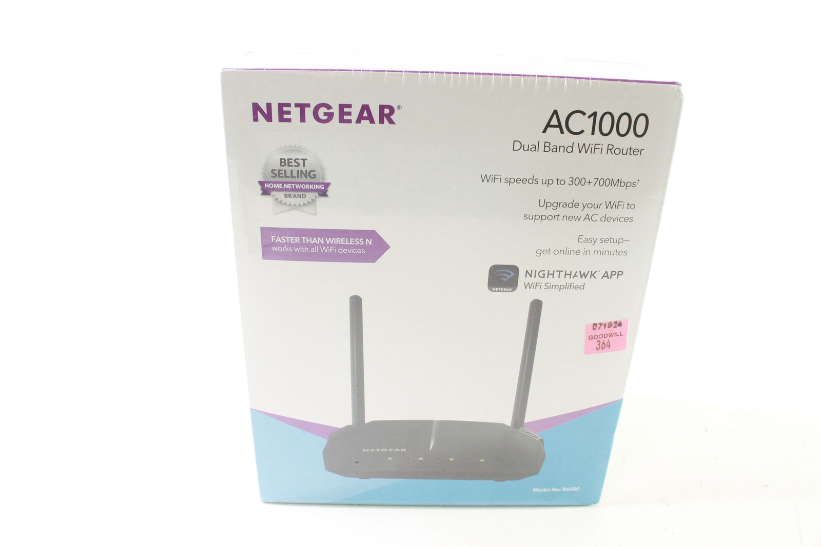 NETGEAR R6080 Dual Band Fast Ethernet Smart WiFi Router (R6080-100NAS ...