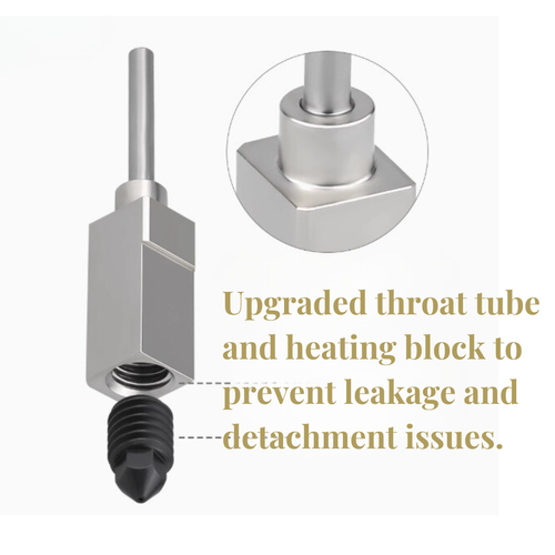 For Bambu Lab P1P/P1S Hotend Kit,Hardened Steel Nozzle for Bambu Lab 3D ...