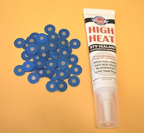 50 Marine Engine Motor Heat Tabs & Adhesive Pack Overheating Indicator ...