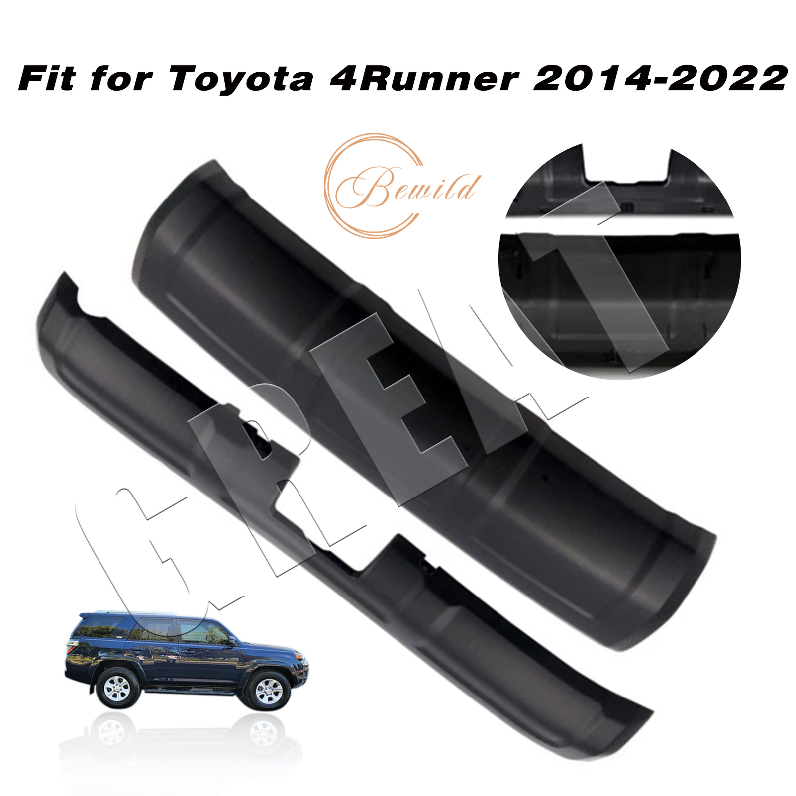 For 2014-2023 Toyota 4Runner TRD Matte Black Lower Valance Panel Bumper ...