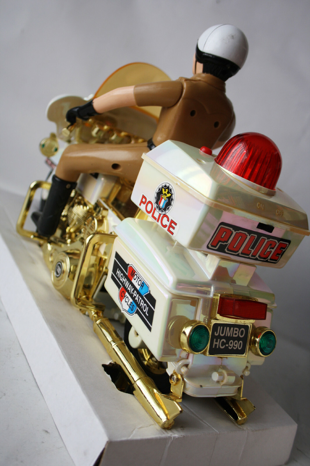 RARE VINTAGE 90'S HIGHWAY PATROL 14" POLICE MOTORCYCLE BATTERY CHINA ...