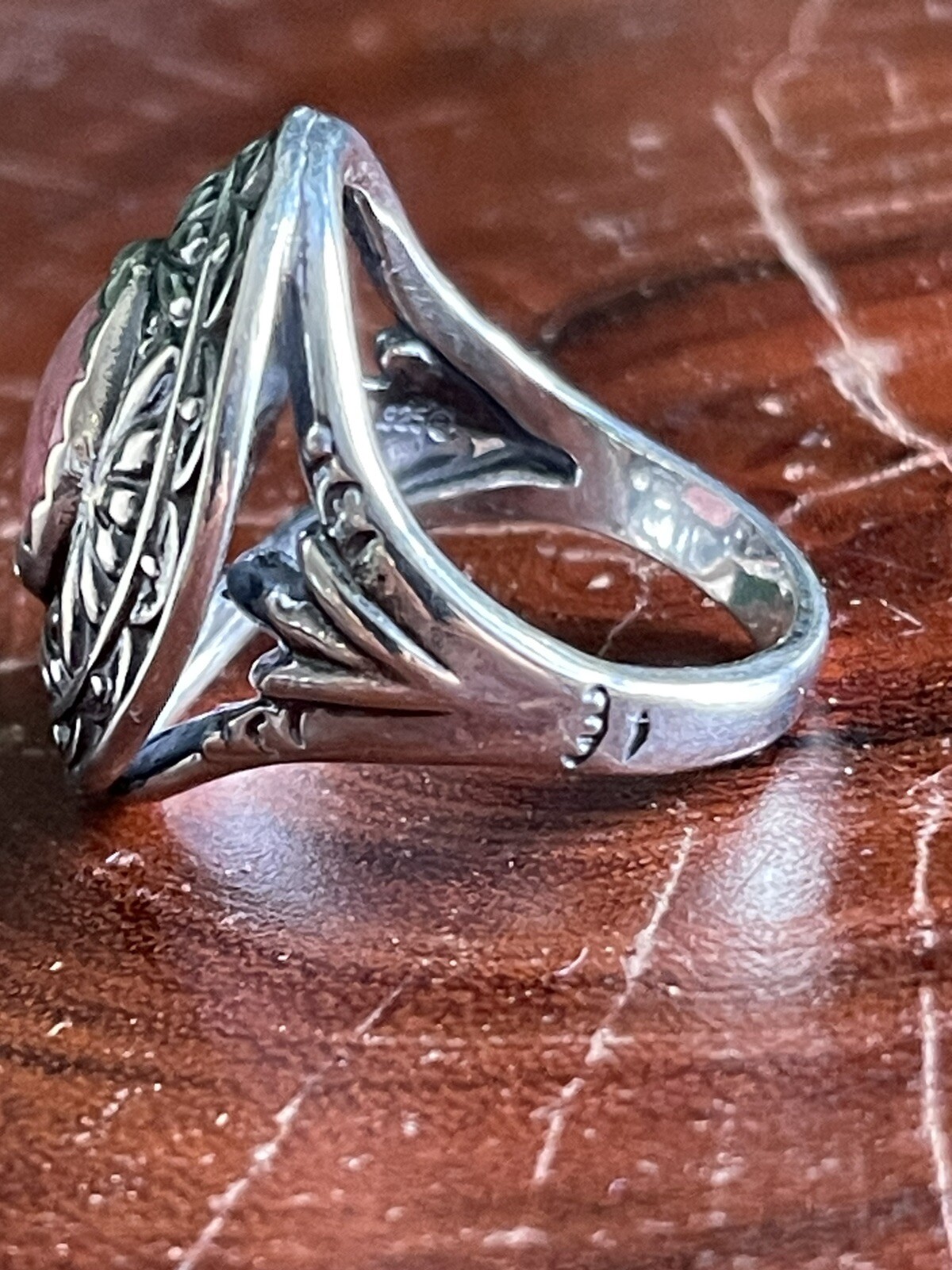 Carolyn Pollack Rhodonite Concha Ring 10 | eBay