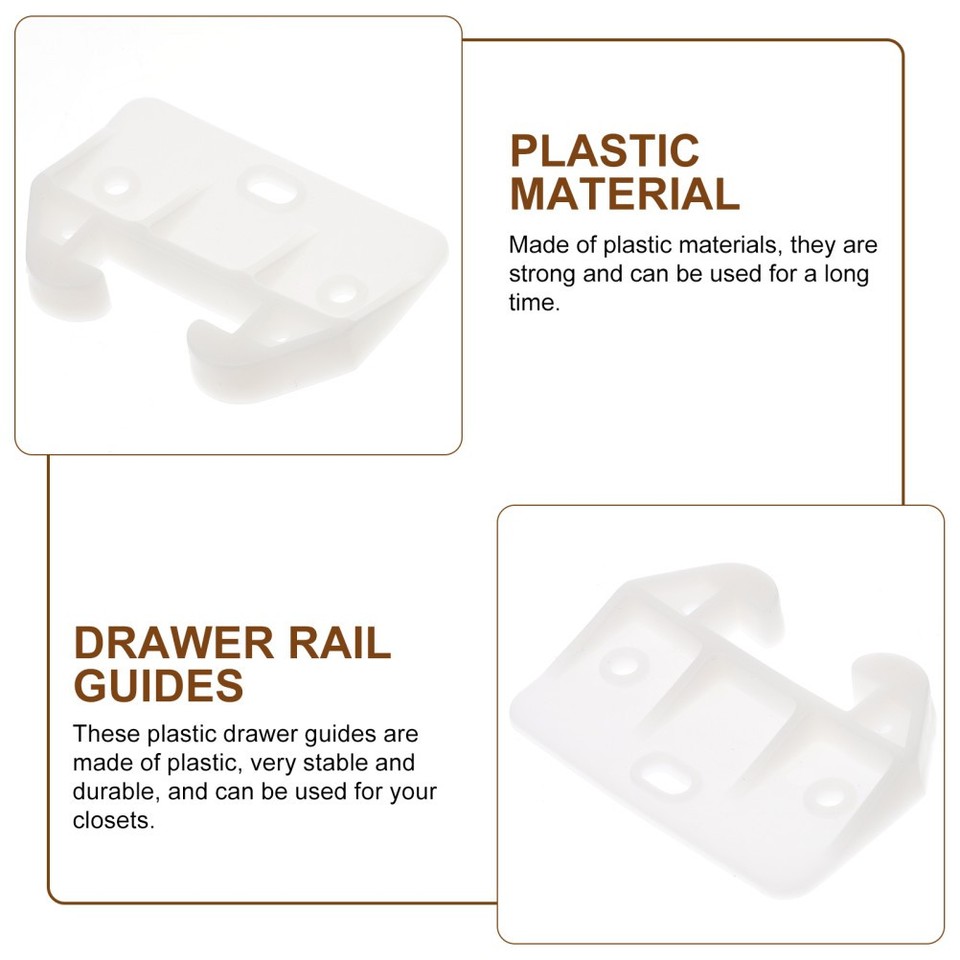 12pcs dressers drawer drawer track rail slides furniture guides ...