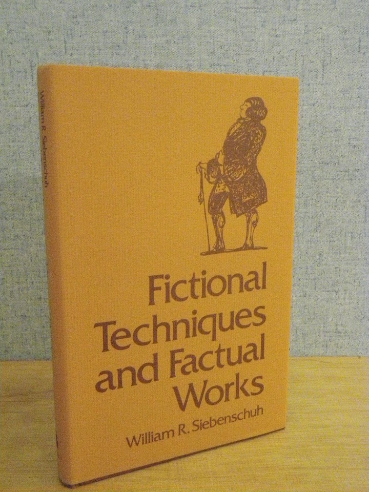FICTIONAL TECHNIQUES & FACTUAL WORKS - Siebenschuh 1983 BOSWELL Life of ...