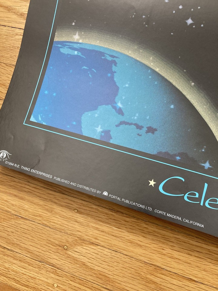 1994 MAGIC EYE Poster NVISION GRAFIX 3D celestial Adventure Illusion ...