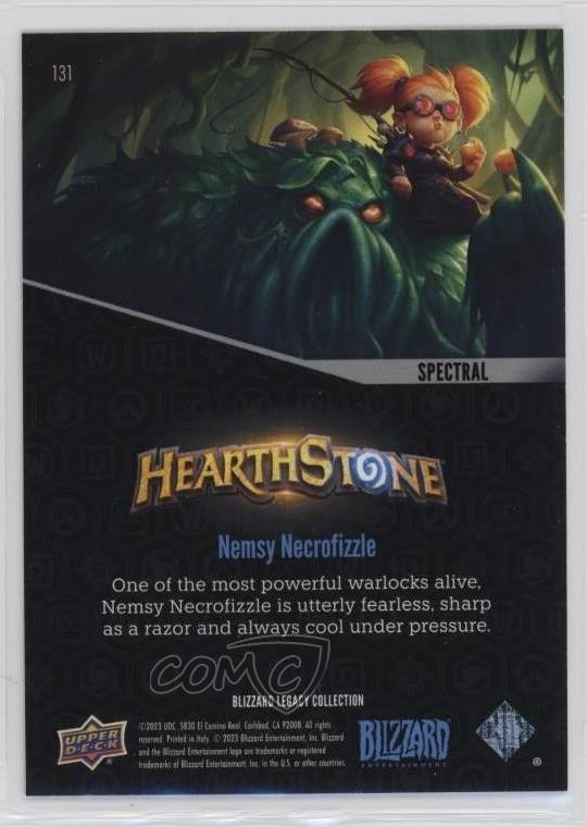 2023 Upper Deck Blizzard Legacy Collection Spectral Nemsy Necrofizzle ...