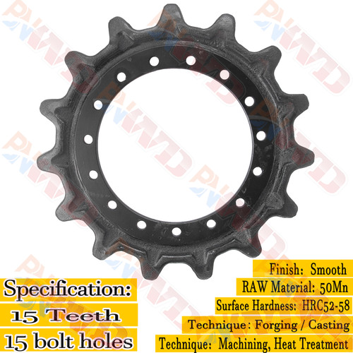 7204050 Drive Sprocket Black For Bobcat T450 T550 T590 T450 T550 T590 ...