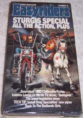 Easyriders Video Magazine Number 19 VHS Video Sturgis Special ...