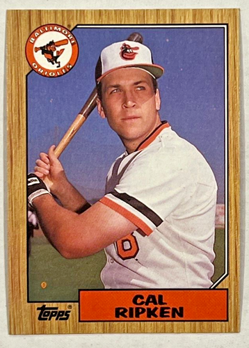 1987 Topps #784 Cal Ripken Card Baltimore Orioles | eBay