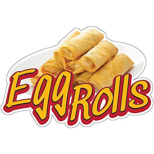 SignMission Egg Rolls 24" Decal Concession Stand Food Truck Sticker ...
