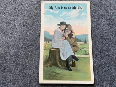 My aim is to do my bit Vintage Postcard | eBay