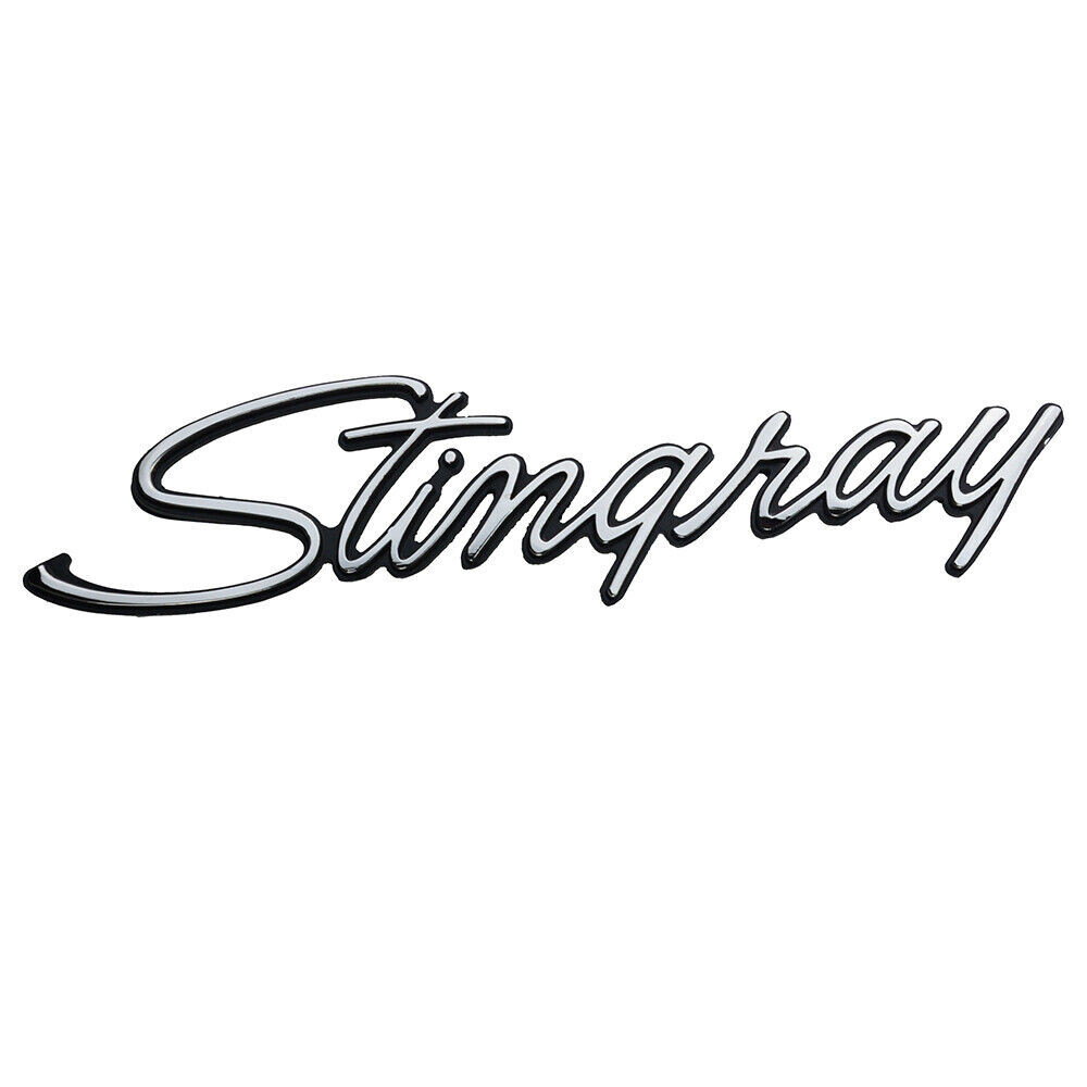 2Pcs Stingray Emblems 3D Badge Front Fender Trim Parts for 1969-1973 ...