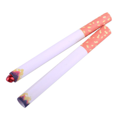 2 Fake Cigarettes Fags Smoke Effect Lit End Joke Prank Novelty Trick ...