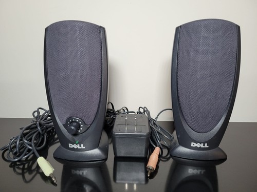 Dell A215 Multimedia 2 Channel Desktop Computer Speakers WITH POWER ...